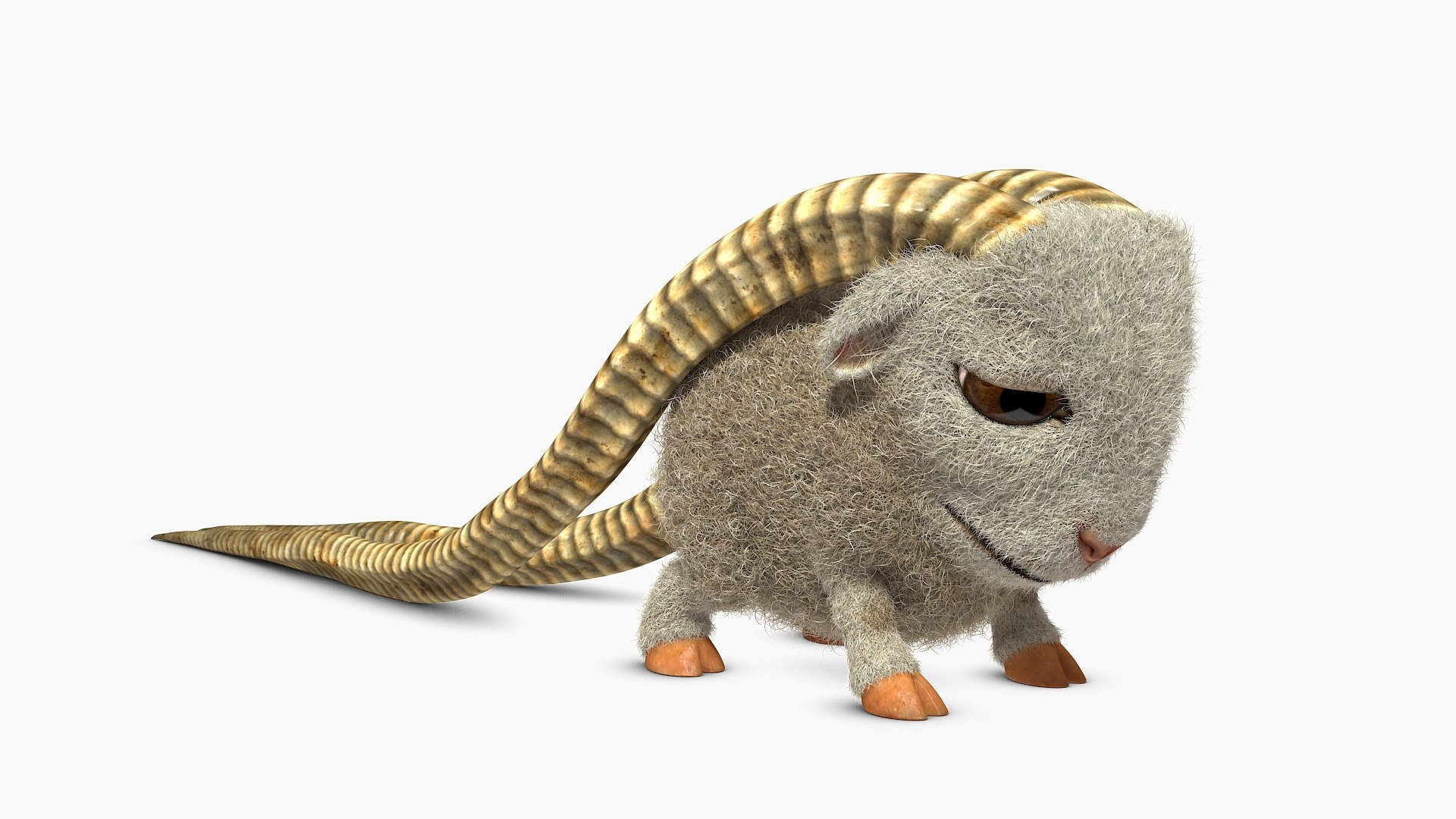 Cartoon Ram Model - TurboSquid 1773531