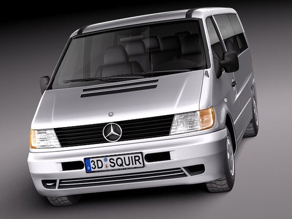 3d model mercedes vito 1995 2000