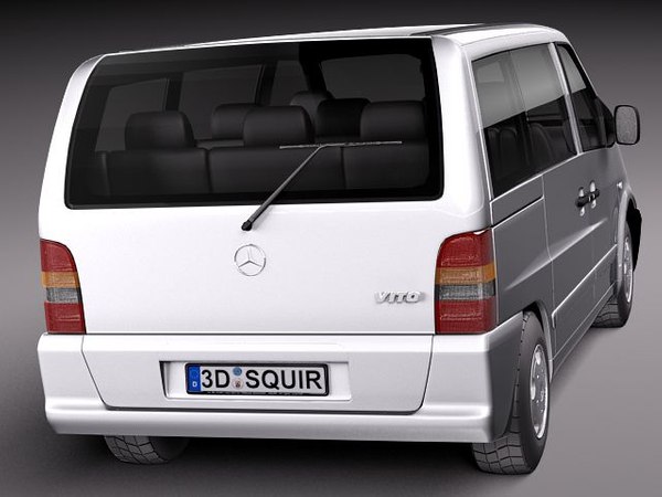 3d model mercedes vito 1995 2000