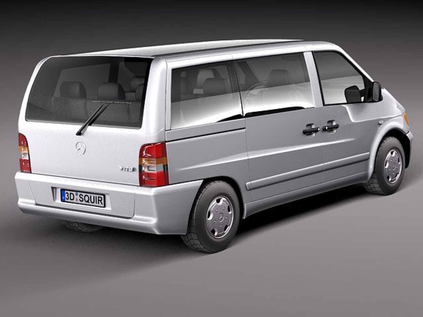 3d Model Mercedes Vito 1995 2000
