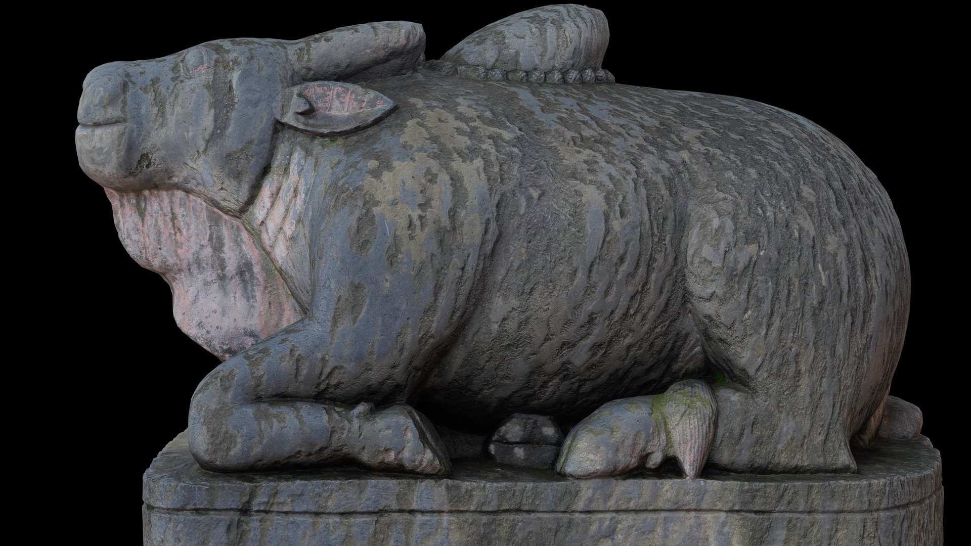 Ox Statue With 3 LOD - Nepal Heritage 3D Model - TurboSquid 1781734