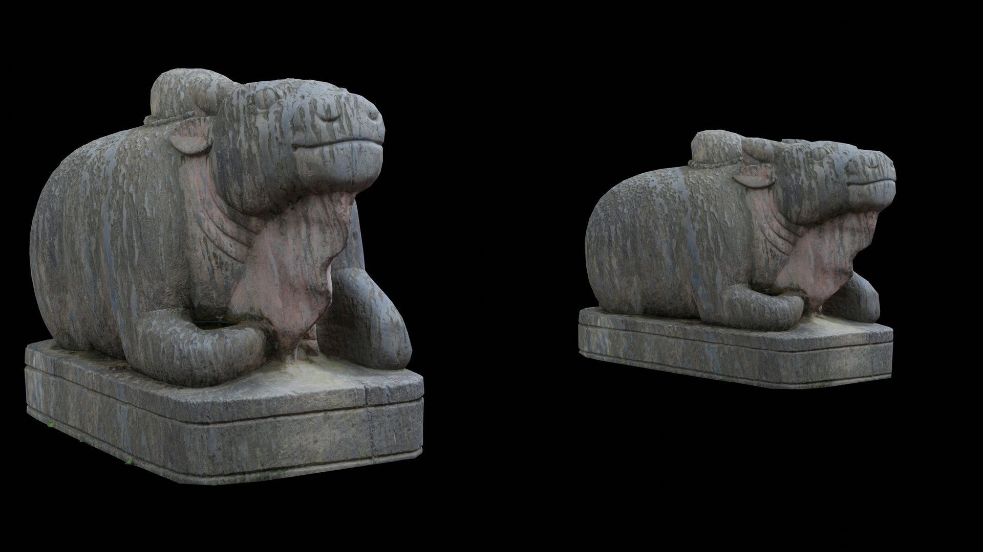 Ox Statue With 3 LOD - Nepal Heritage 3D Model - TurboSquid 1781734