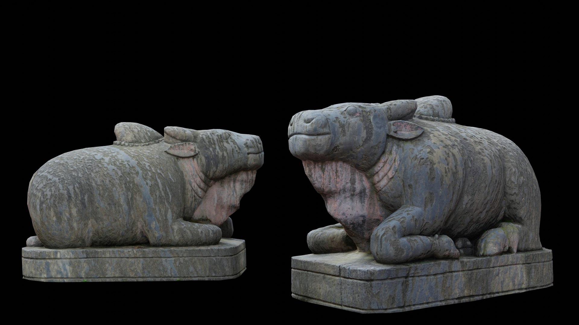 Ox Statue With 3 LOD - Nepal Heritage 3D Model - TurboSquid 1781734