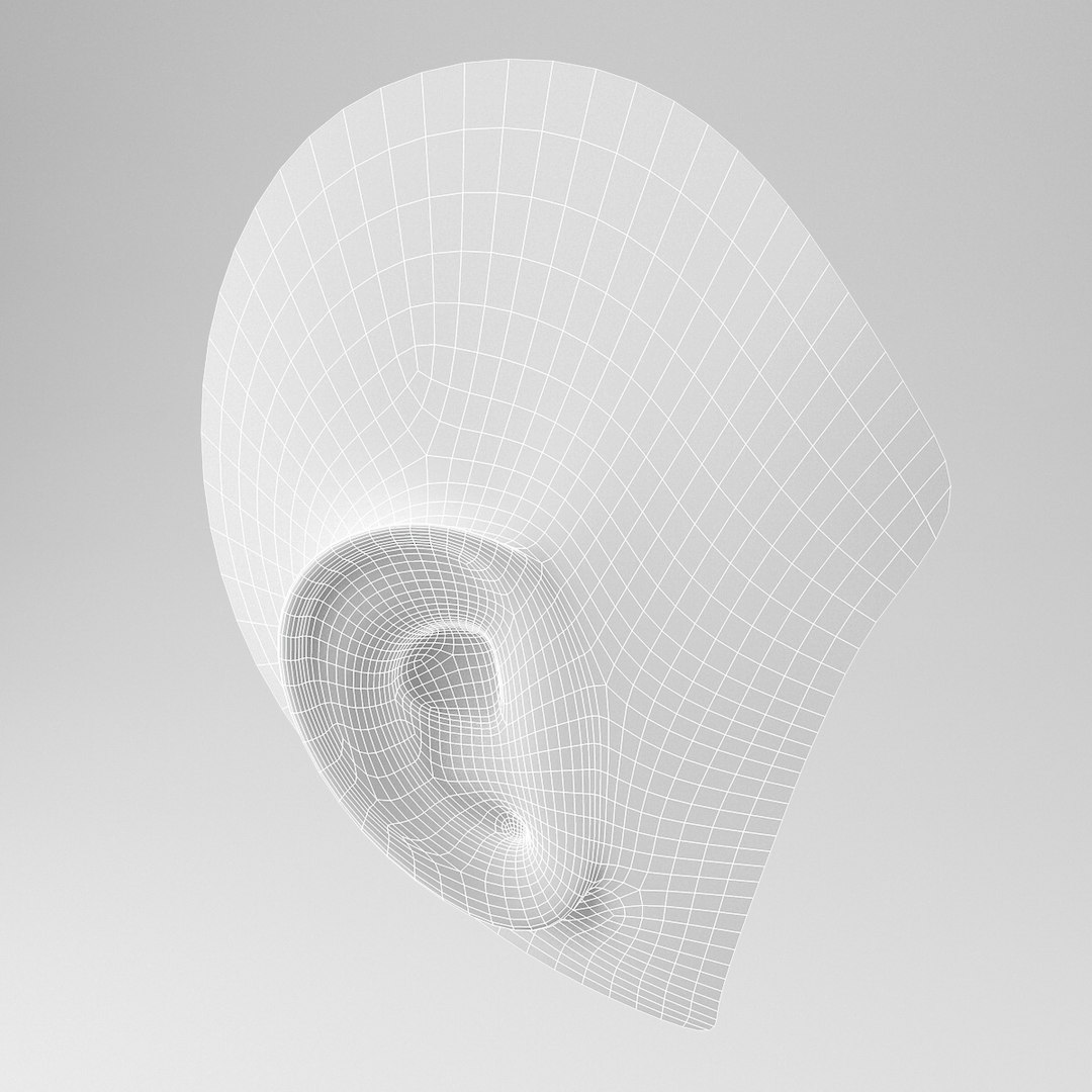 3d Model Of Ear Cartoon Toon