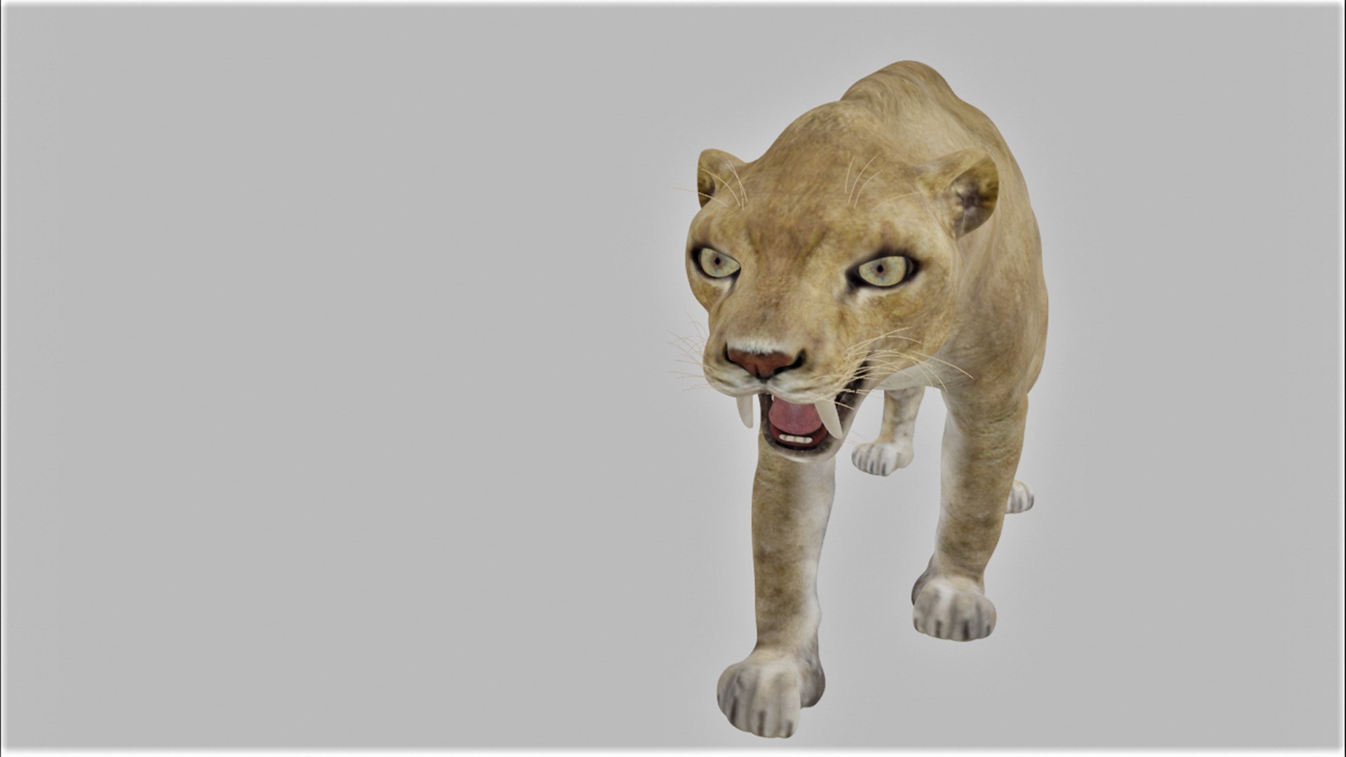 Smilodon 3D - TurboSquid 1658180