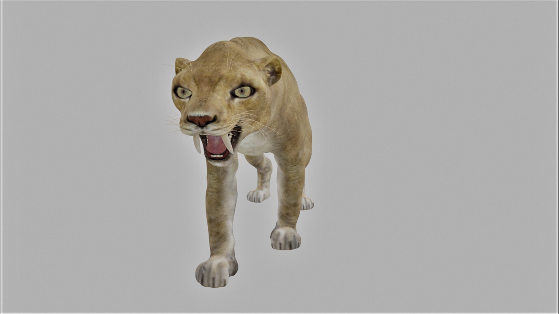 Smilodon 3D - TurboSquid 1658180