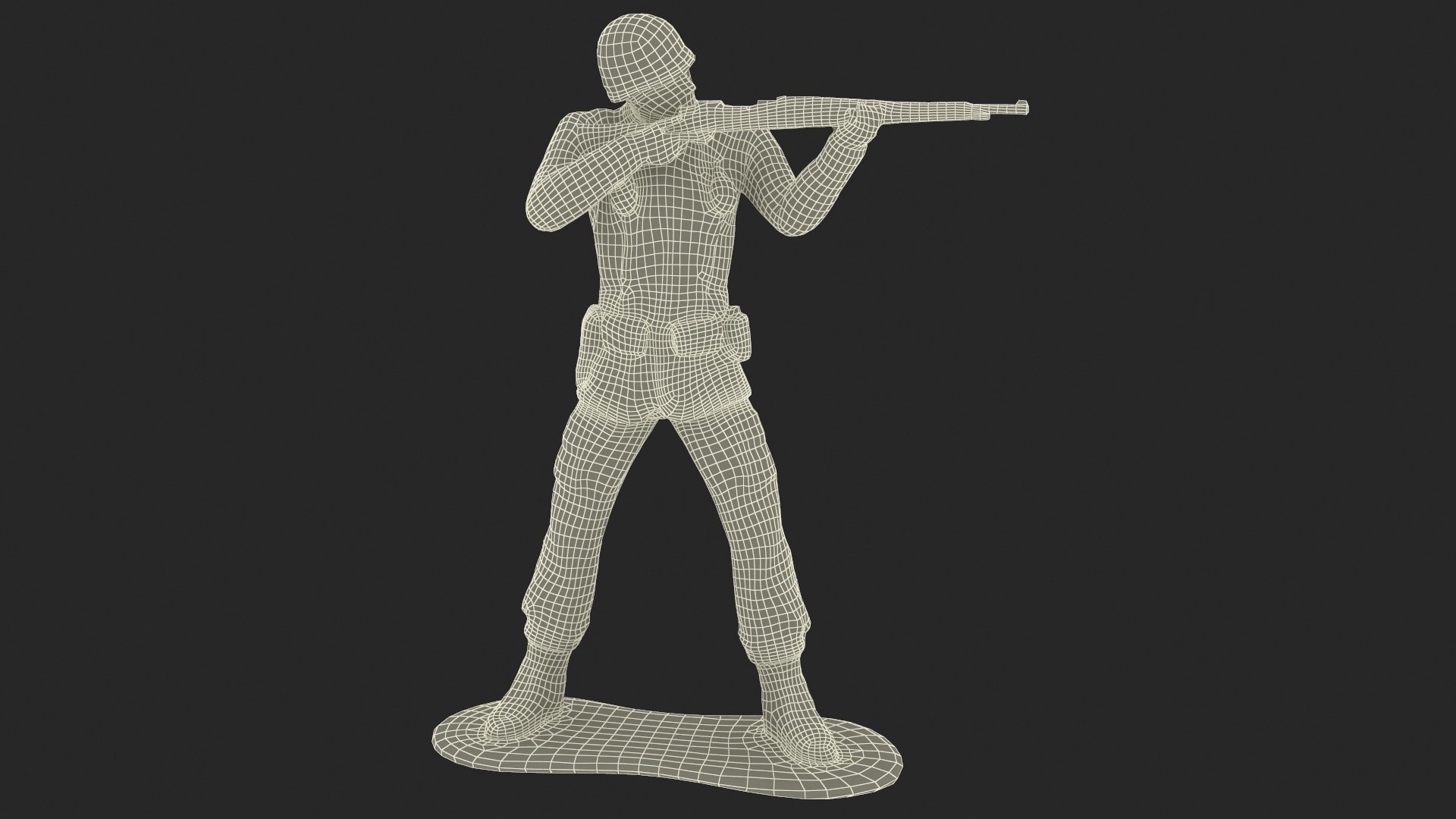 3D Miniature Toy Soldier Shooting Position - TurboSquid 2198731