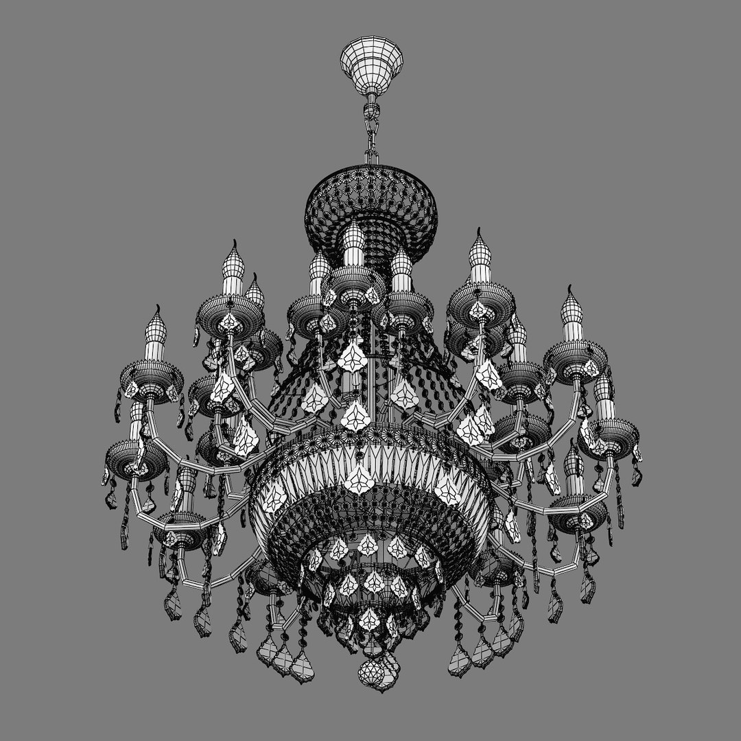 3D Model Chandelier 700291 700292 700294 - TurboSquid 1199593