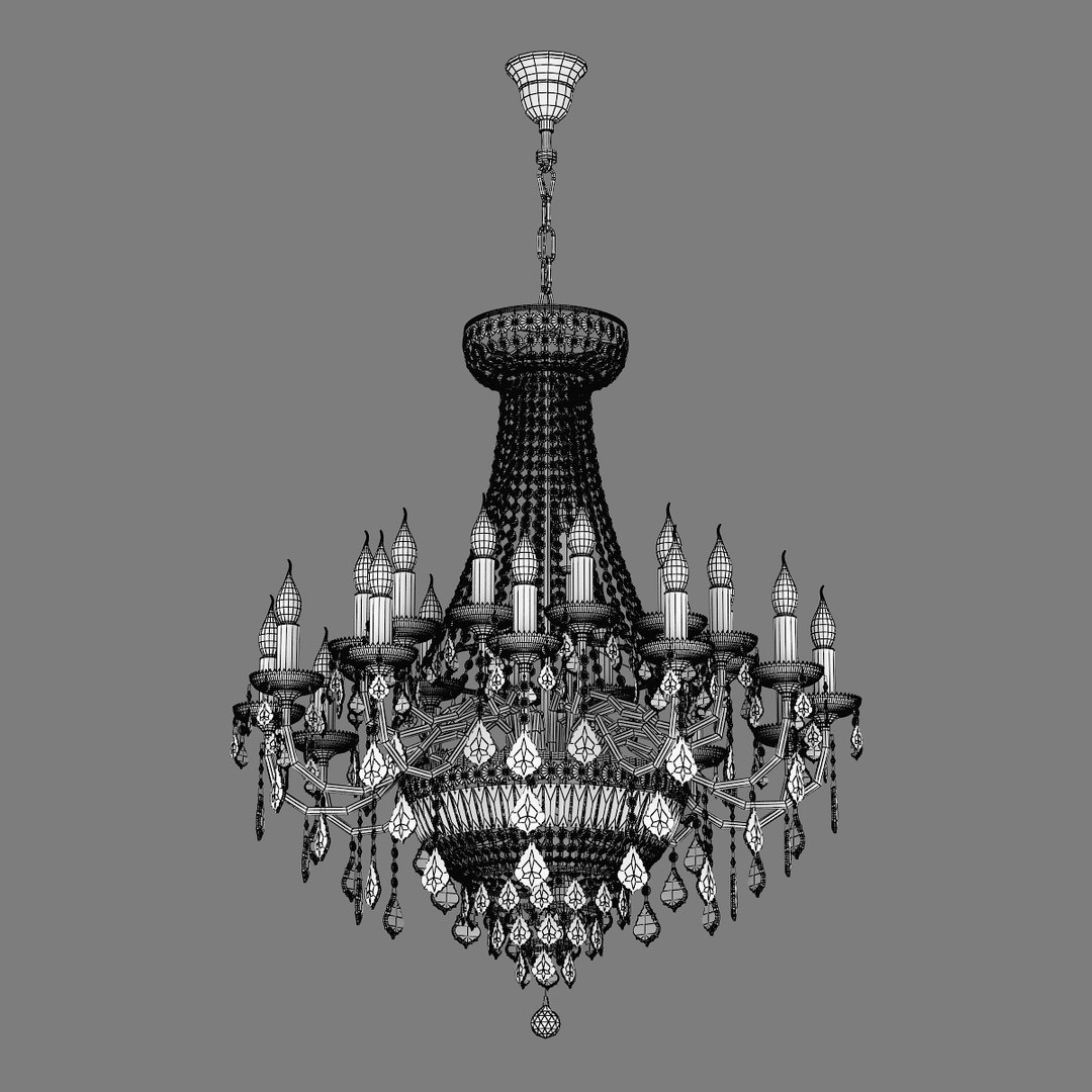 3D Model Chandelier 700291 700292 700294 - TurboSquid 1199593