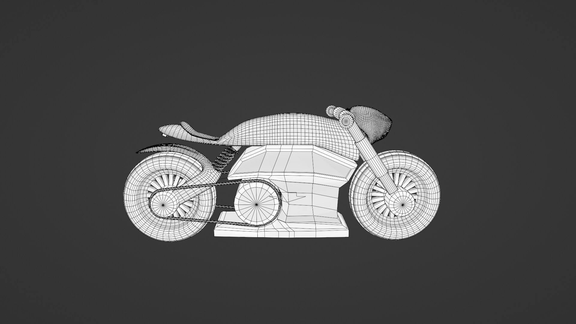 Futuristic Motorcycle 3D Model Game Ready With 2K 4K Textures 3D ...