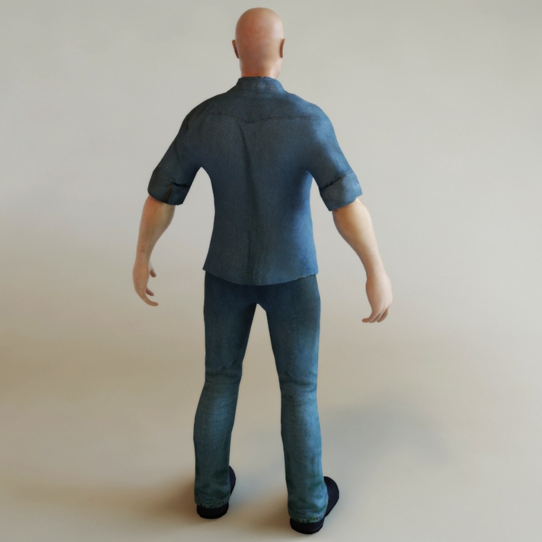 3d Model Realistic Man