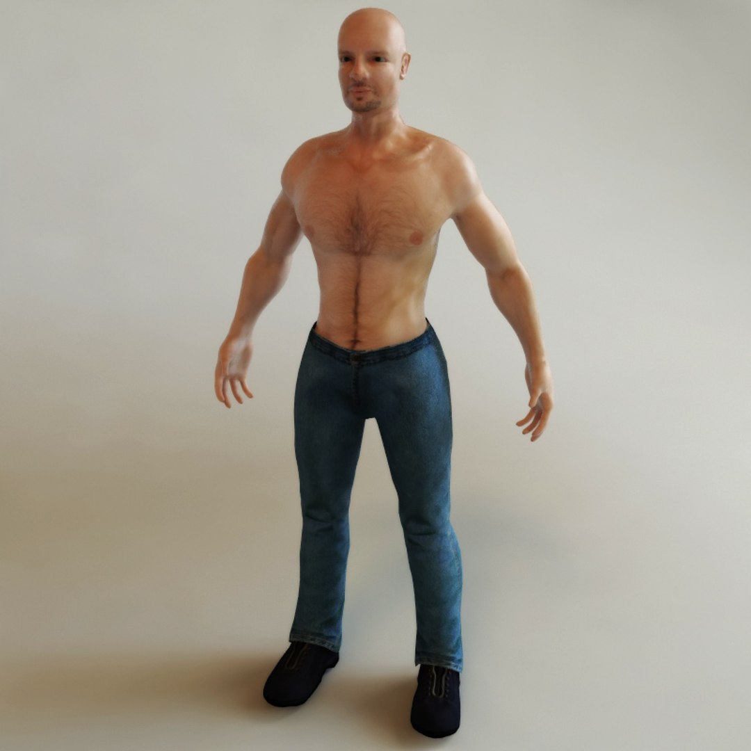 3d Model Realistic Man