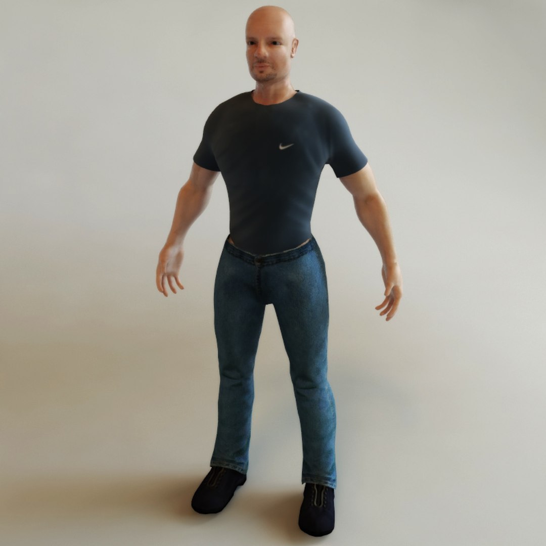3d Model Realistic Man