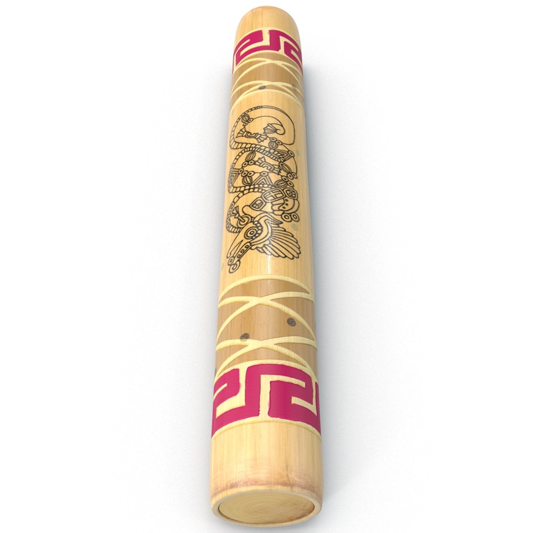 3d Rain Stick Model