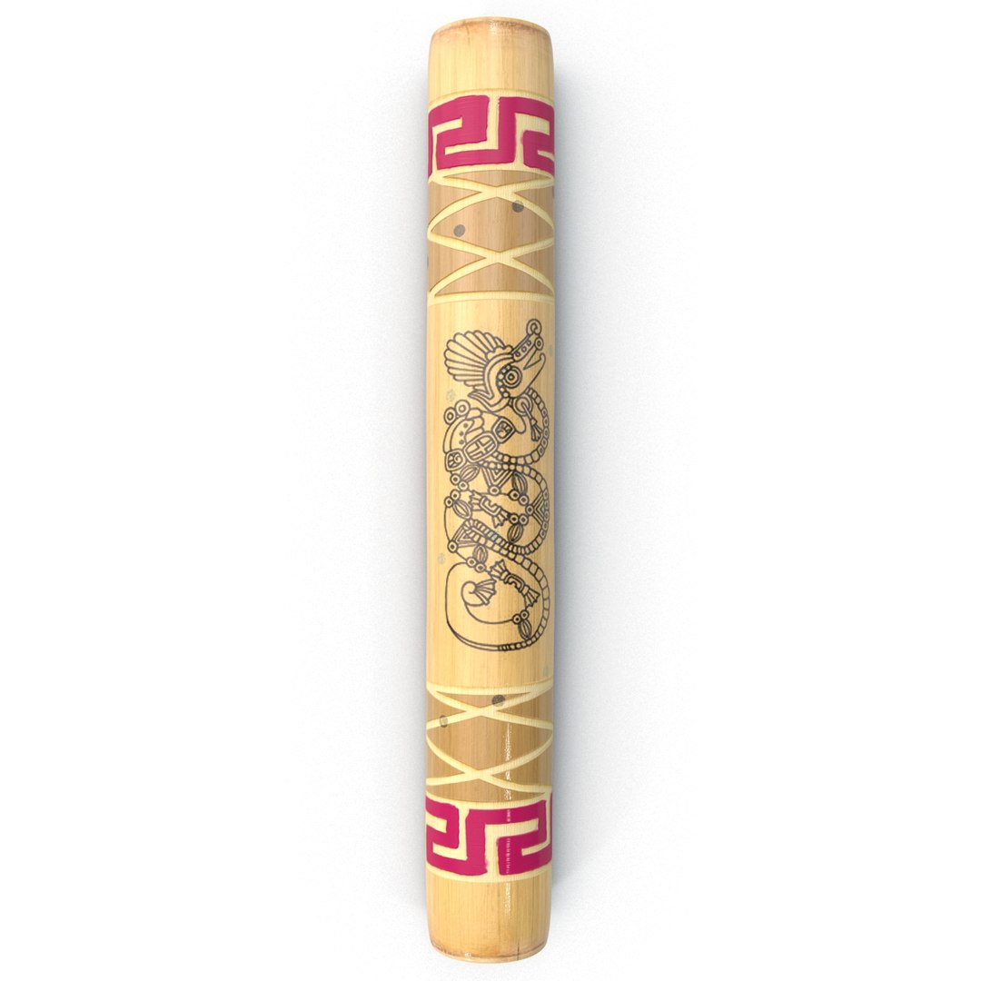 3d Rain Stick Model