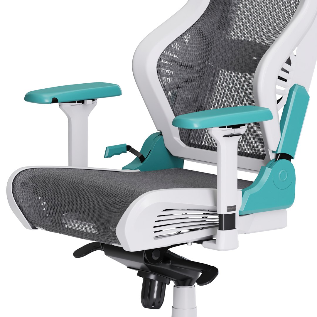 Gaming Chair DXRacer AIR R1S-WQG Model - TurboSquid 1954359