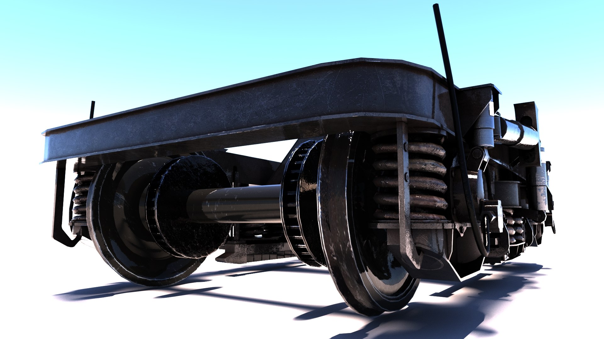 Train Bogey PBR 3D - TurboSquid 2378679