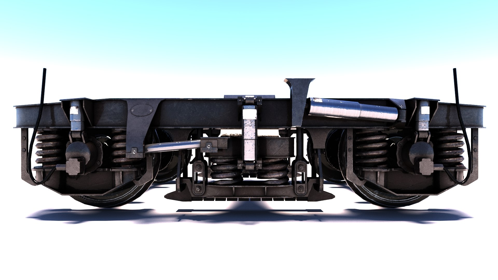 Train Bogey PBR 3D - TurboSquid 2378679