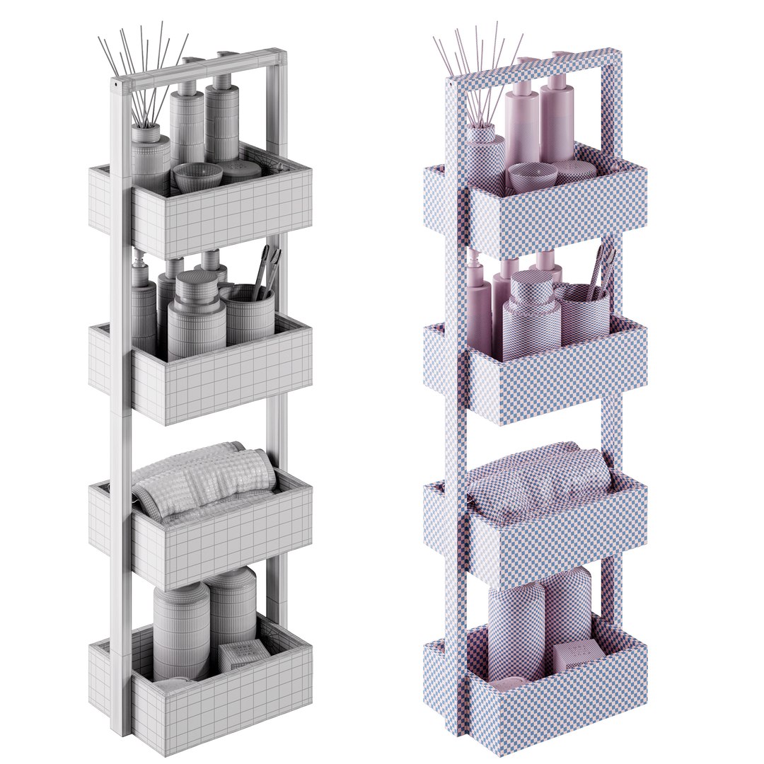 3D Zara Home Wooden Shelf - TurboSquid 1731997