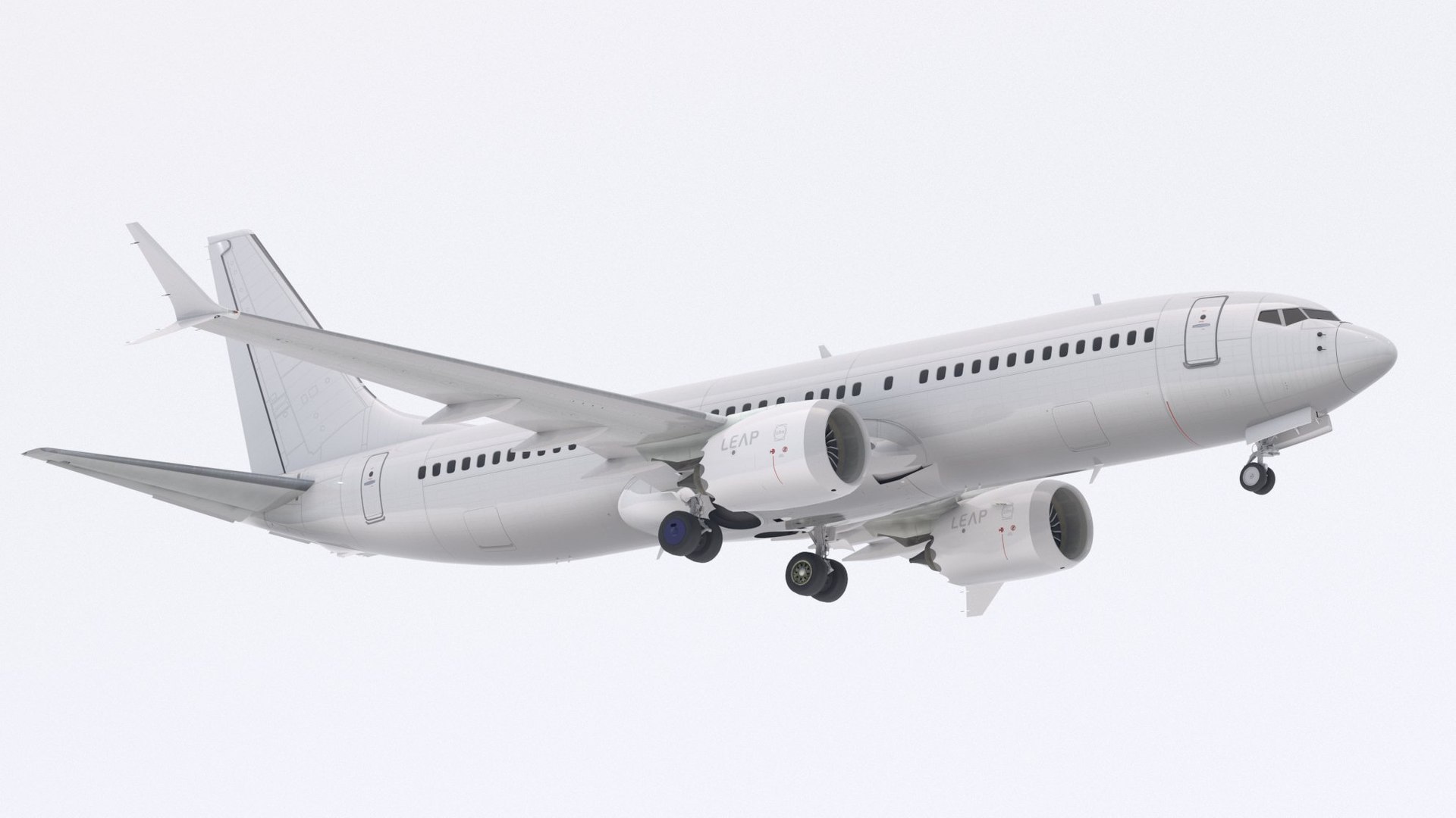 Boeing 737-800 MAX Generic 3D Model - TurboSquid 2141744