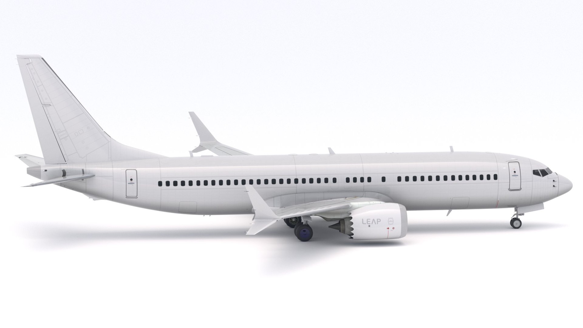 Boeing 737-800 MAX Generic 3D Model - TurboSquid 2141744