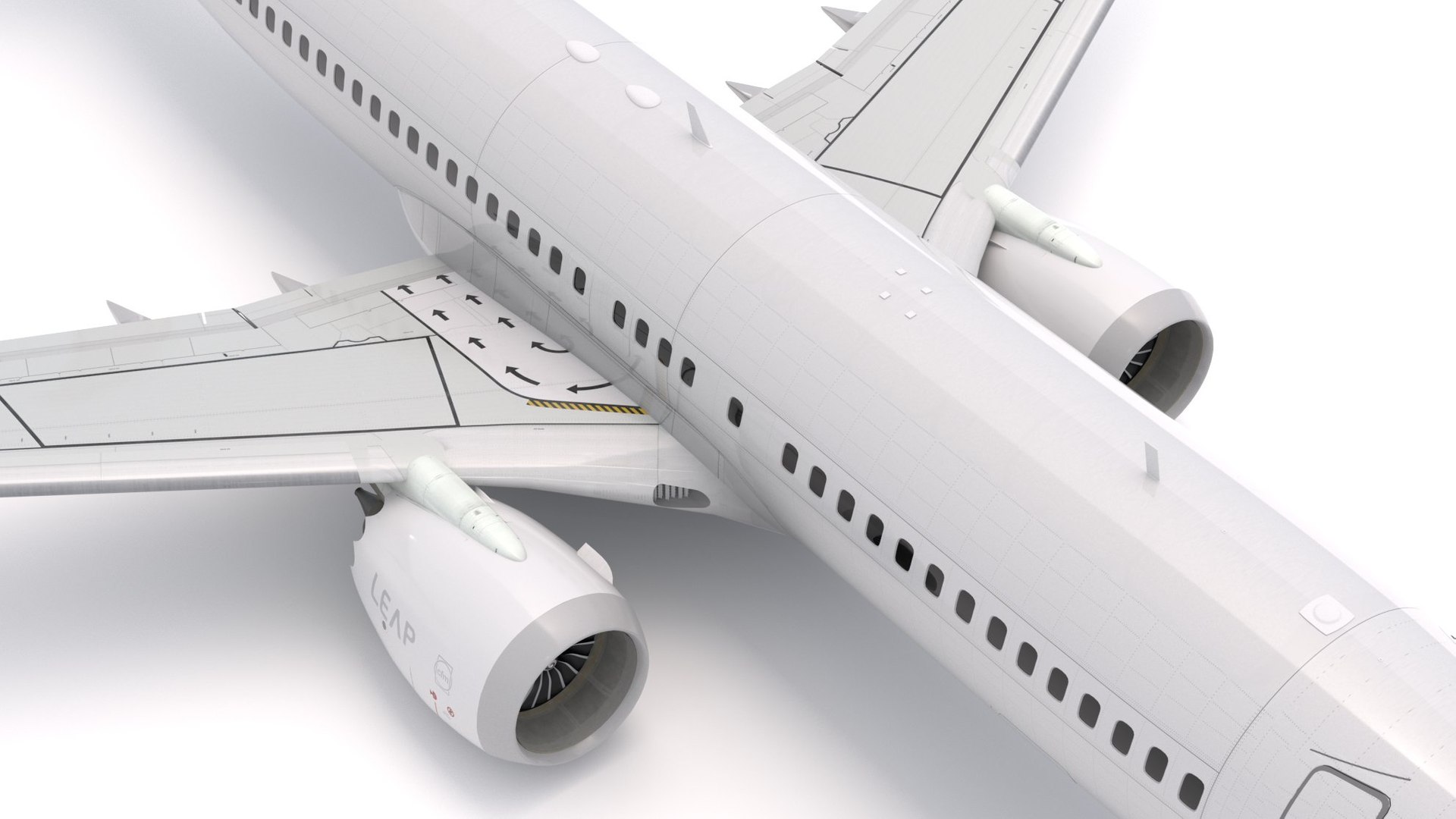 Boeing 737-800 MAX Generic 3D Model - TurboSquid 2141744
