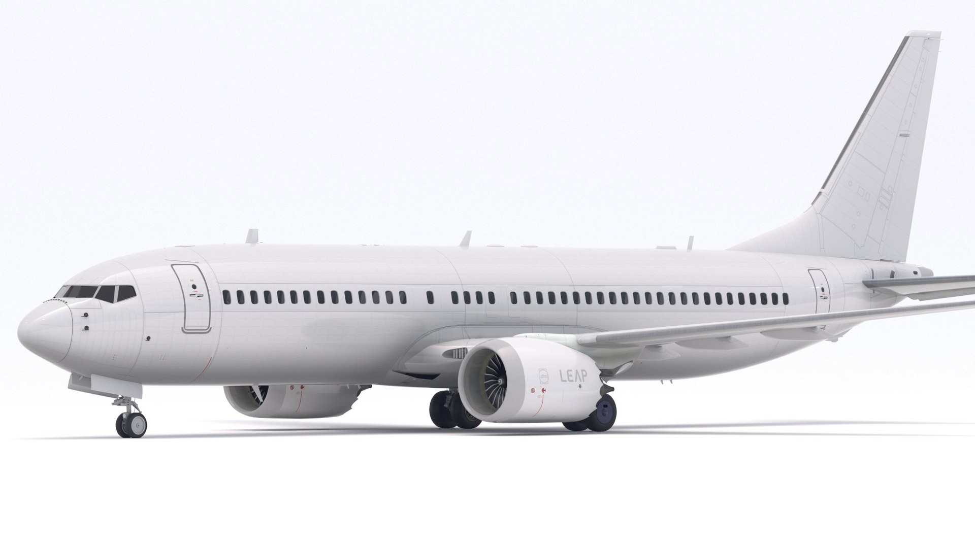 Boeing 737-800 MAX Generic 3D Model - TurboSquid 2141744
