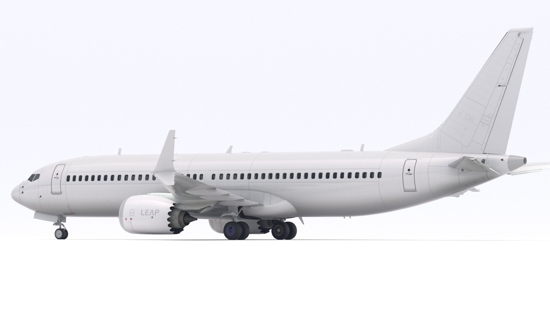 Boeing 737-800 MAX Generic 3D Model - TurboSquid 2141744