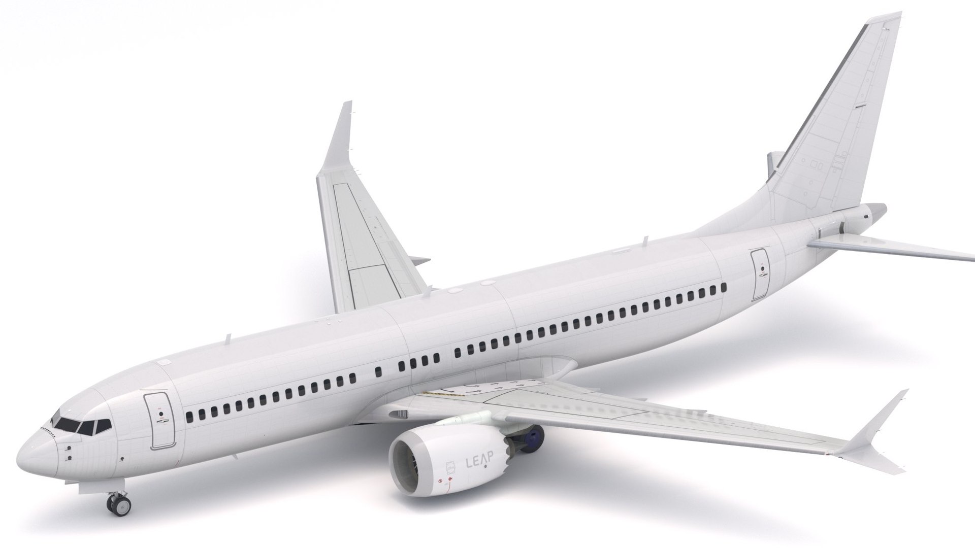 Boeing 737-800 MAX Generic 3D Model - TurboSquid 2141744