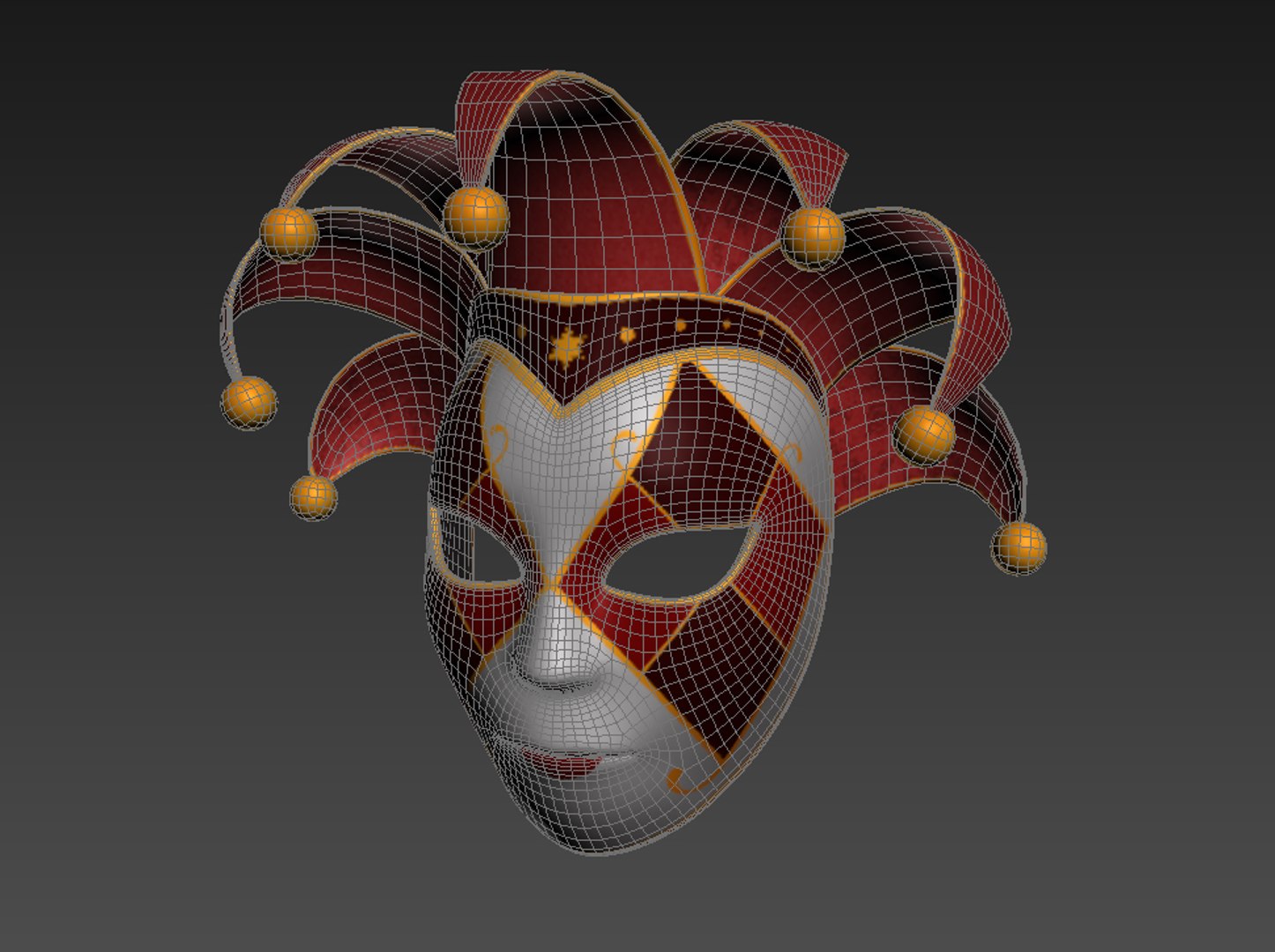 Venetian Mask 3D Model - TurboSquid 1419589