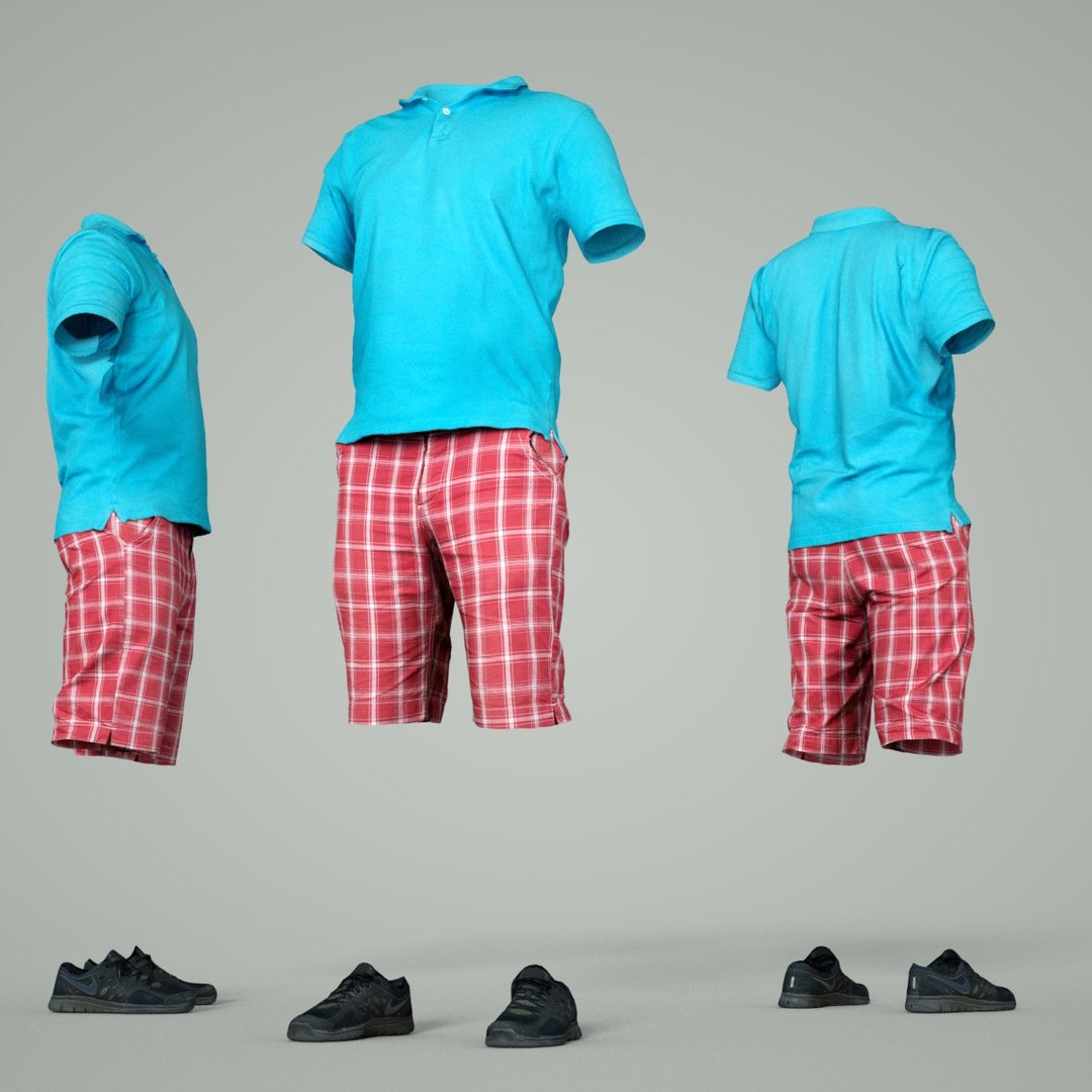 Male Clothing Outfit 3D - TurboSquid 1329862