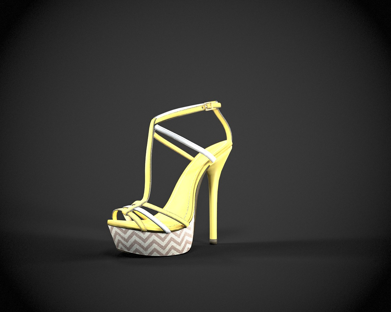 3D Stilettos High Heel Platform Shoes - TurboSquid 2078912