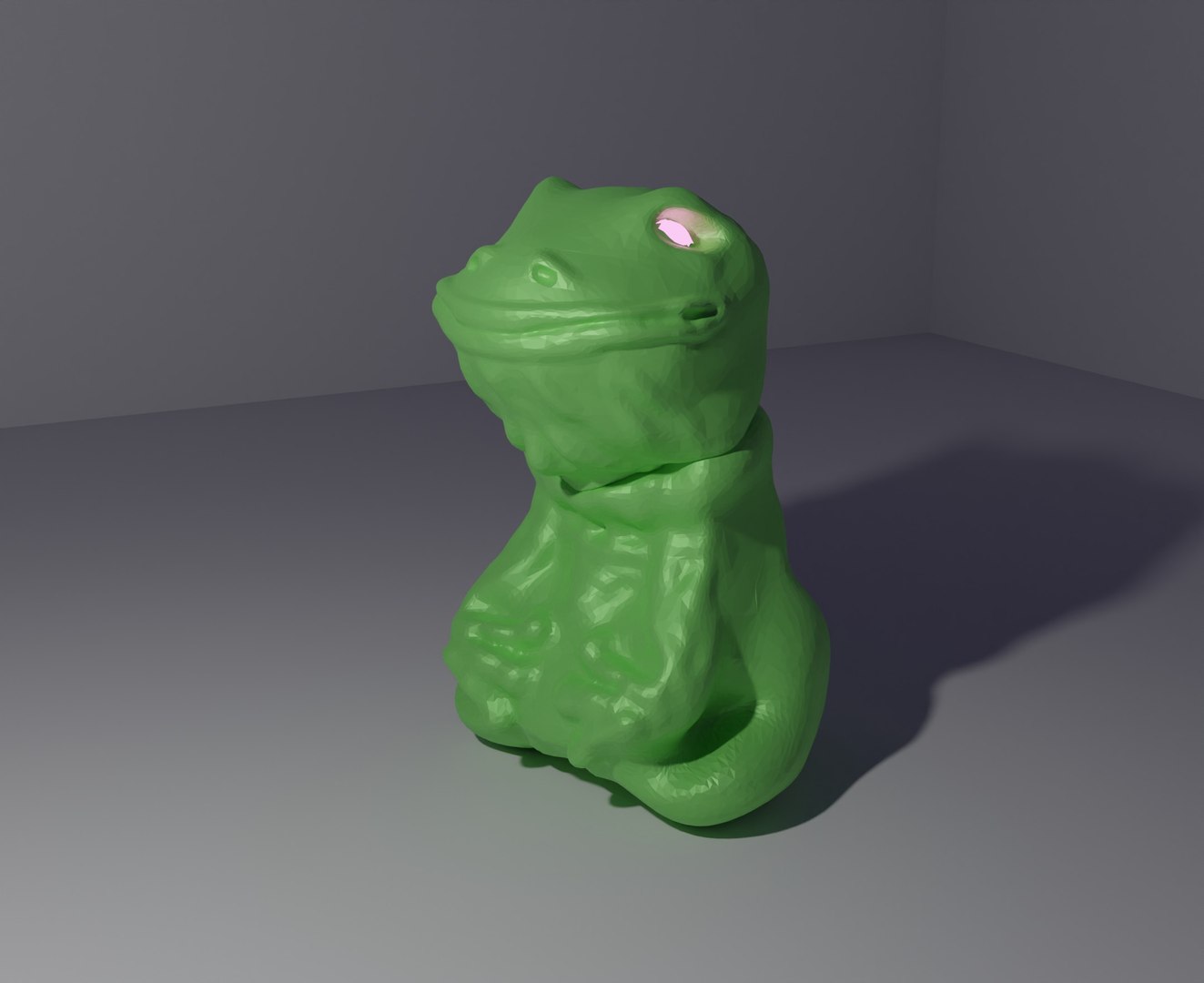 3D Cute Frog Souvenir Model - TurboSquid 2025300
