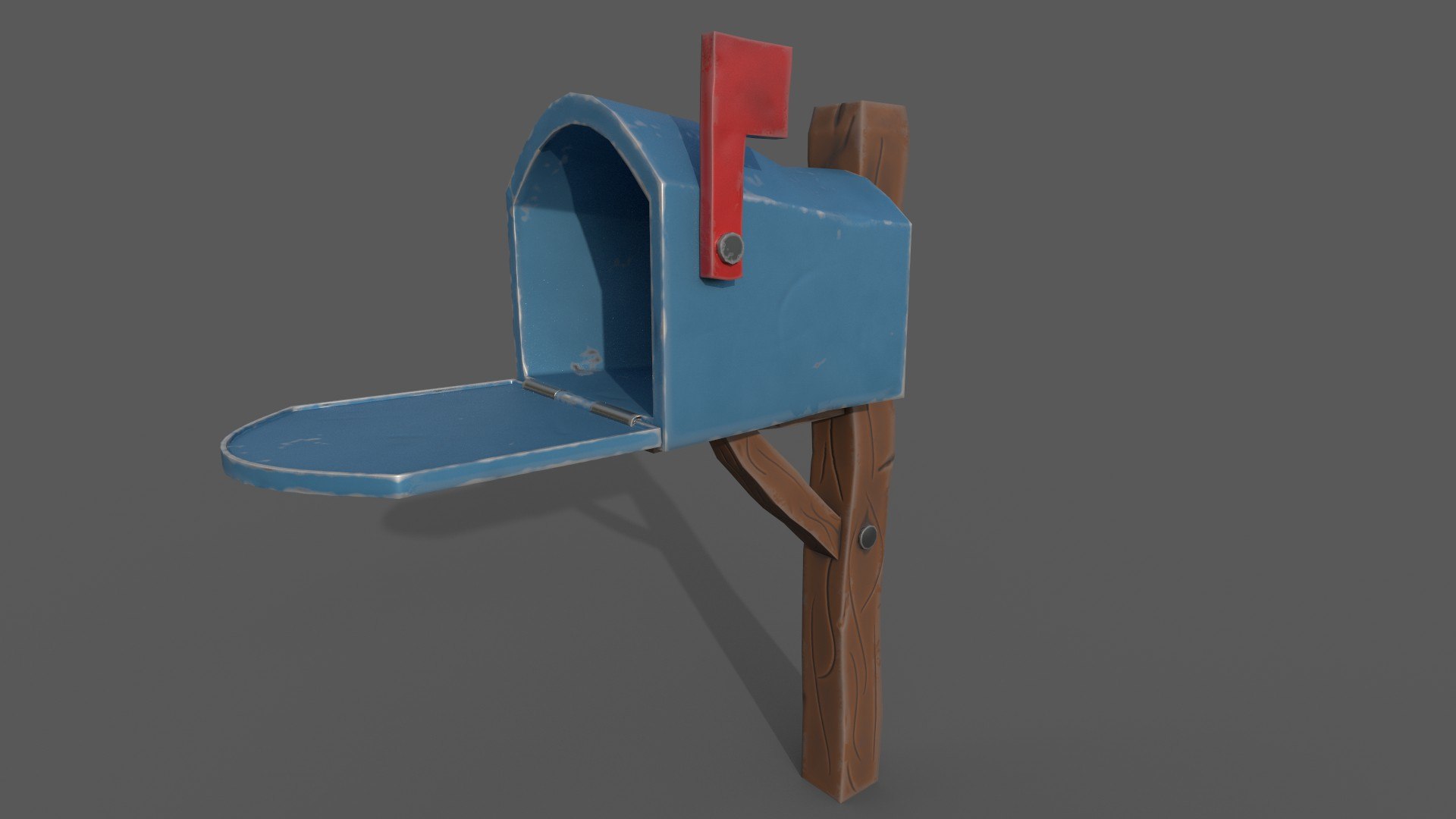 3D Model Stylized Mailbox - TurboSquid 1991381