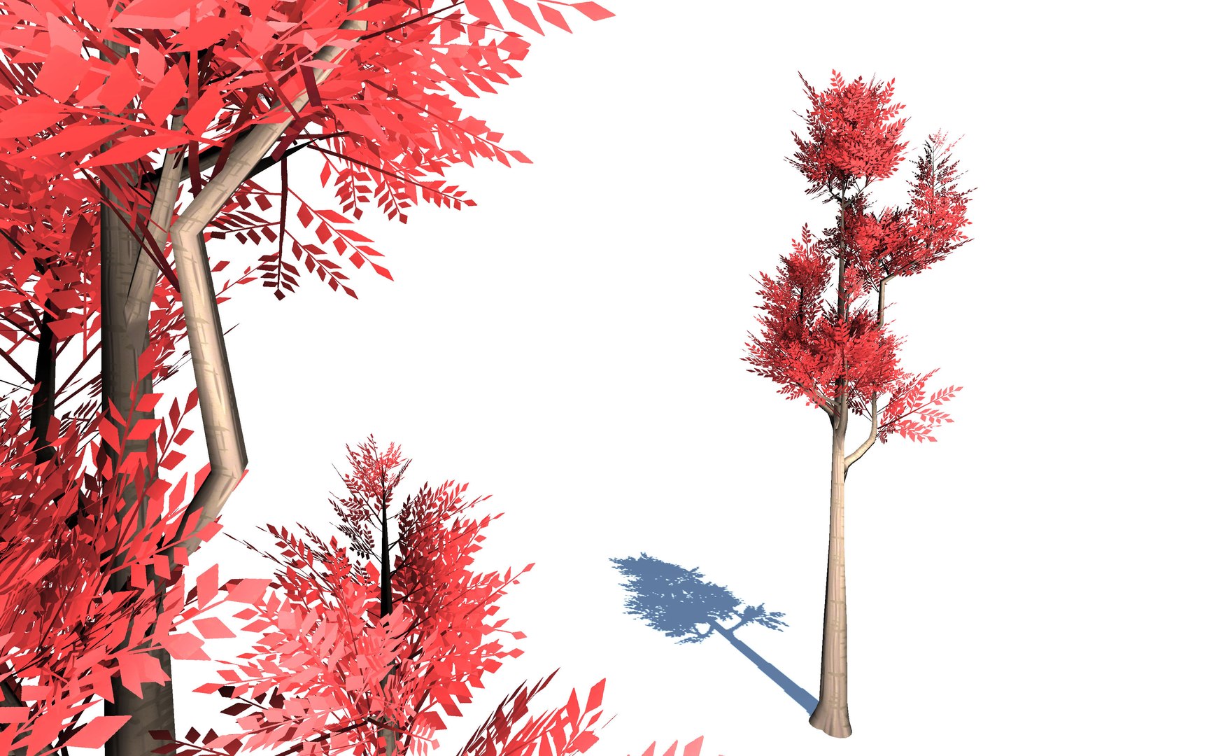 Stylized Colorful Trees 3D Model - TurboSquid 1513617