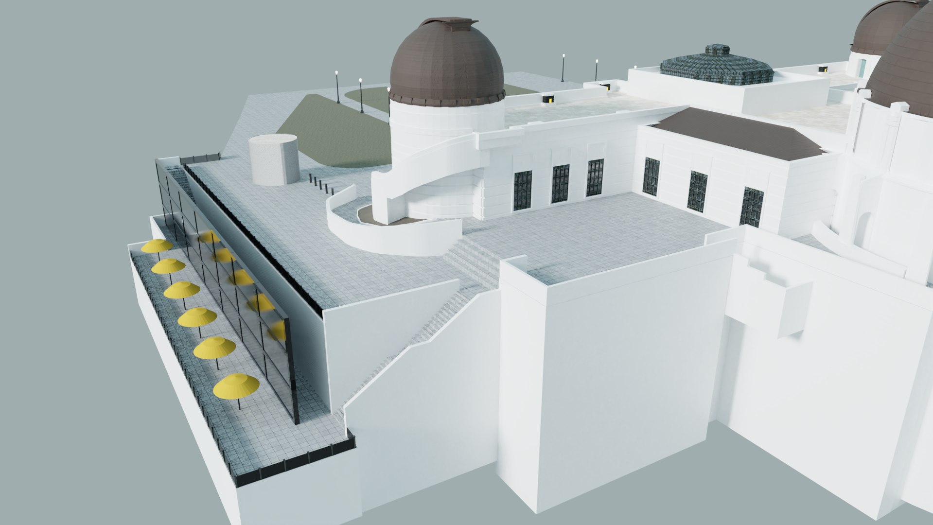 Griffith Observatory 3D Model - TurboSquid 1647294