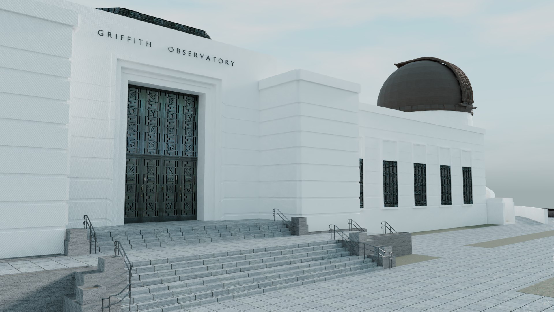 Griffith Observatory 3D Model - TurboSquid 1647294