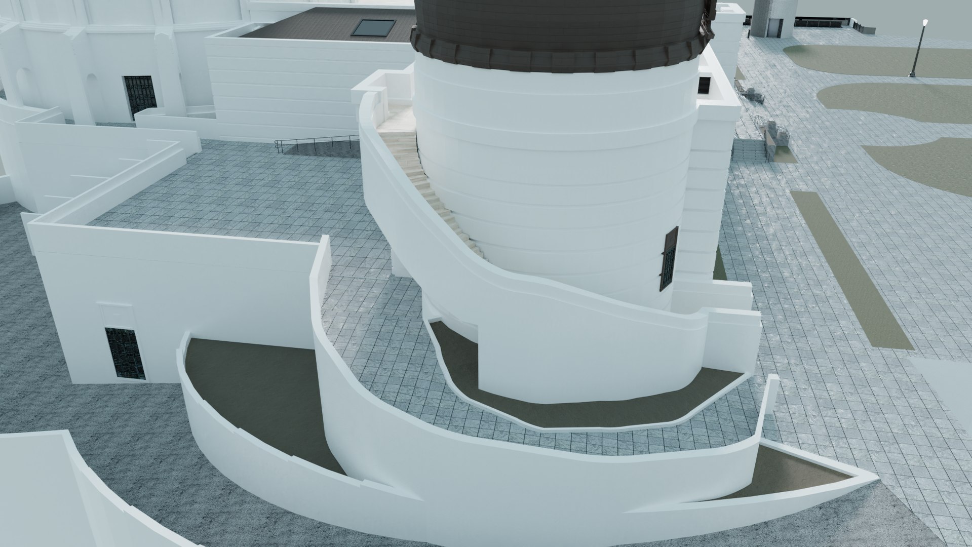 Griffith Observatory 3D Model - TurboSquid 1647294