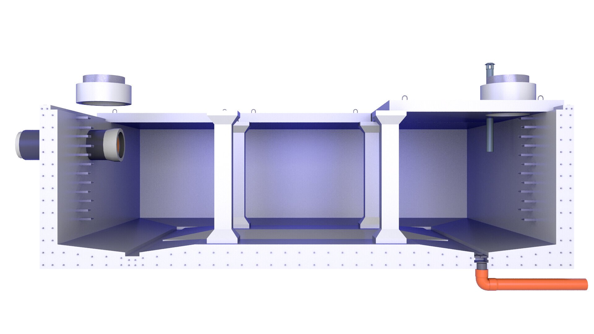 3D Stormwater Tank Diagram Low 1 Model - TurboSquid 2096462