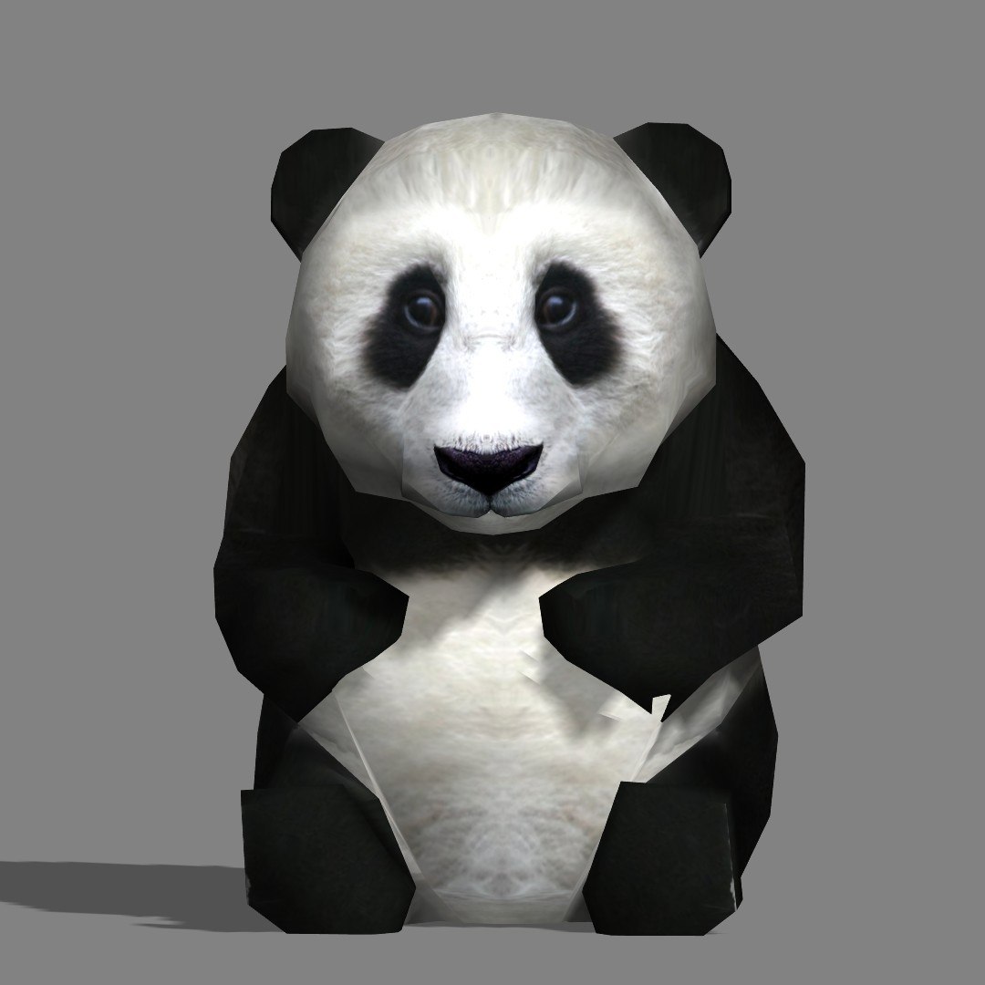 Adorable Panda Baby 3d 3ds