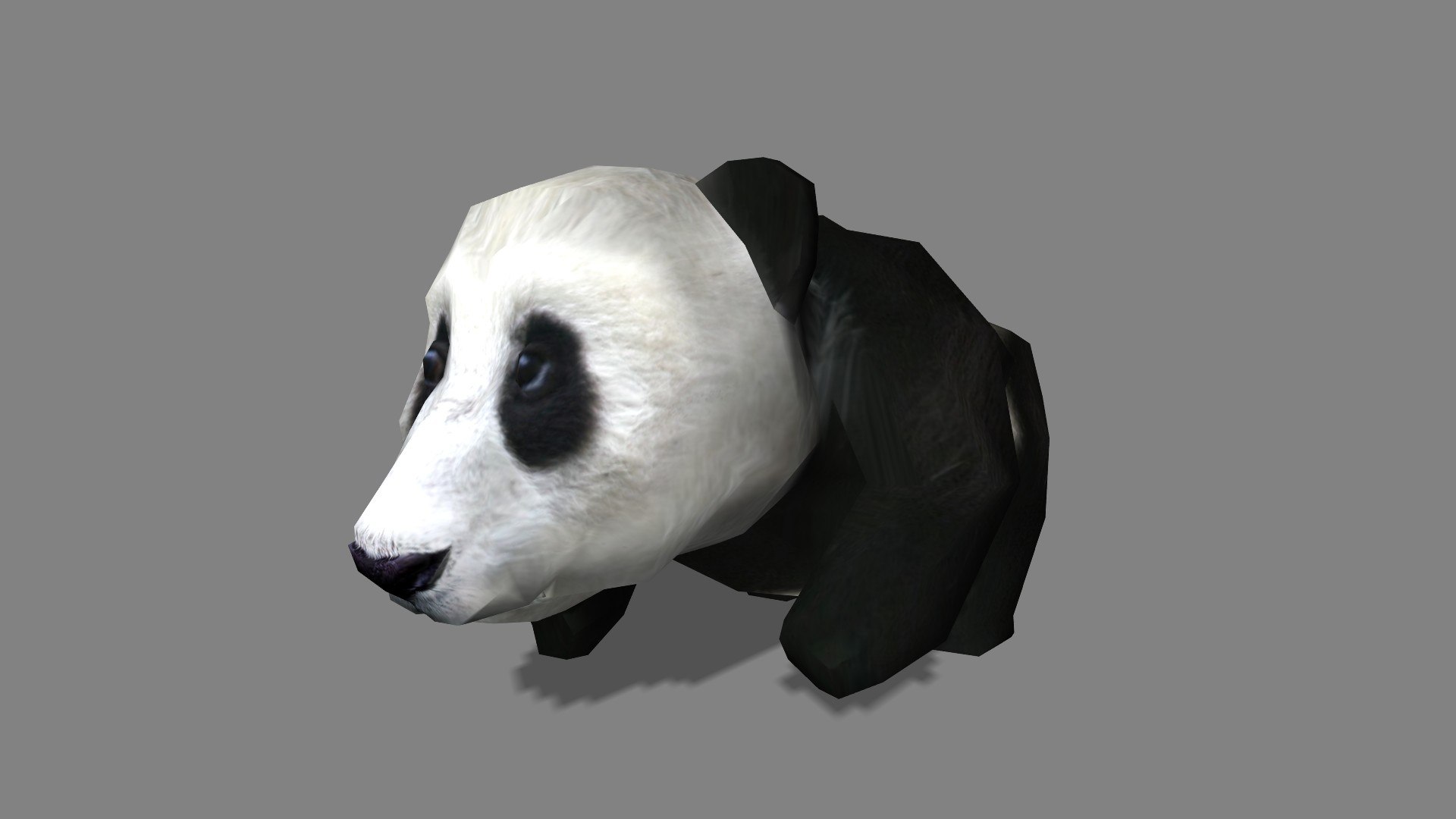Adorable Panda Baby 3d 3ds