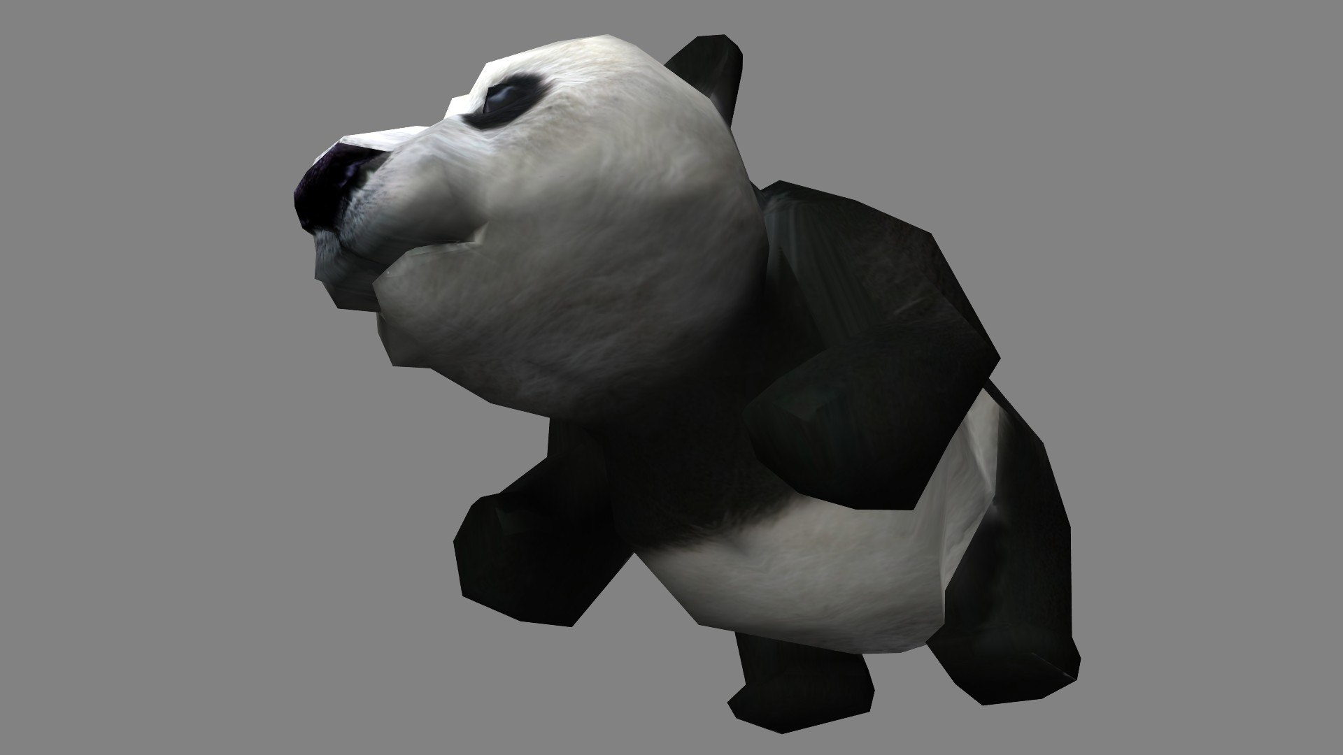 Adorable Panda Baby 3d 3ds