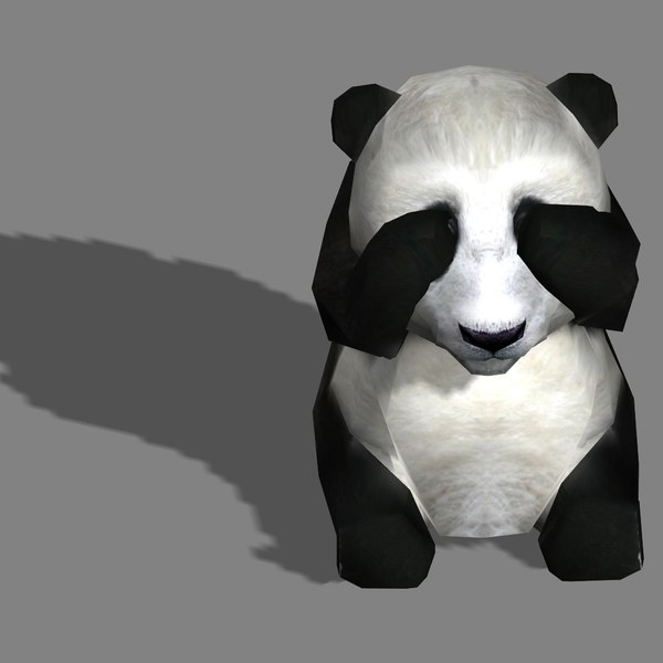 adorable panda baby 3d 3ds