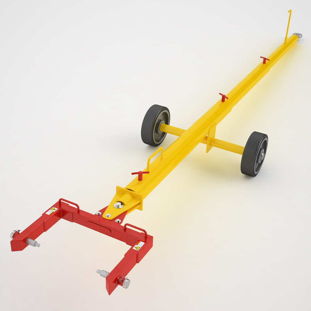 Aircraft Tow Bar 01 3D Model - TurboSquid 1172796