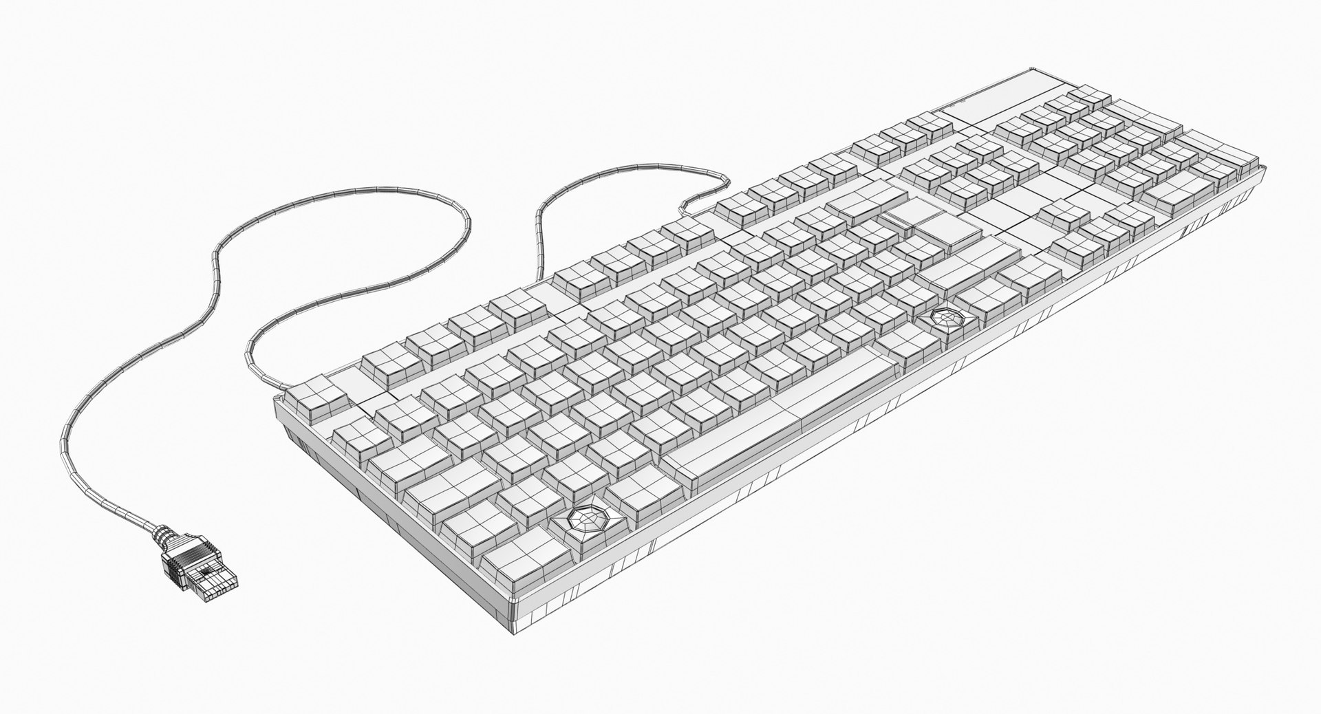 3D Model Keyboard Qwerty Azerty - TurboSquid 1161733