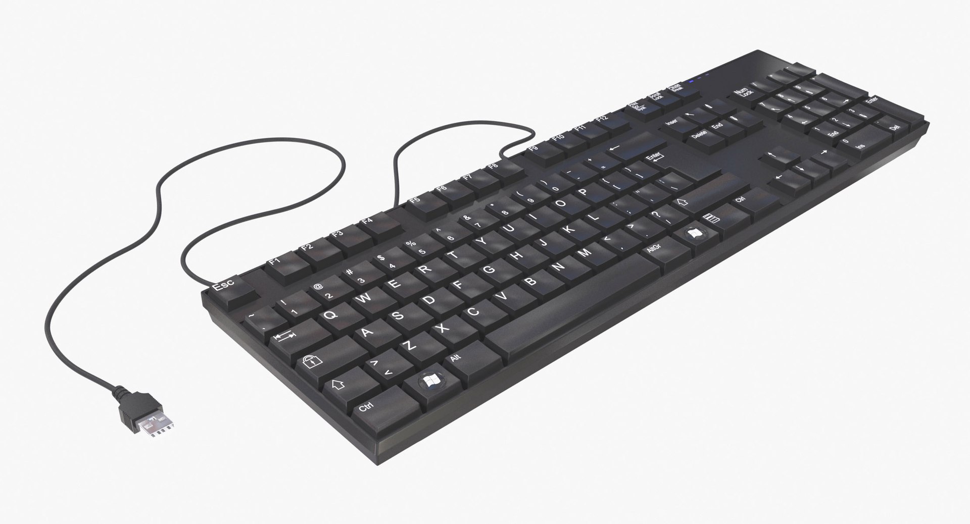 3D model keyboard qwerty azerty - TurboSquid 1161733