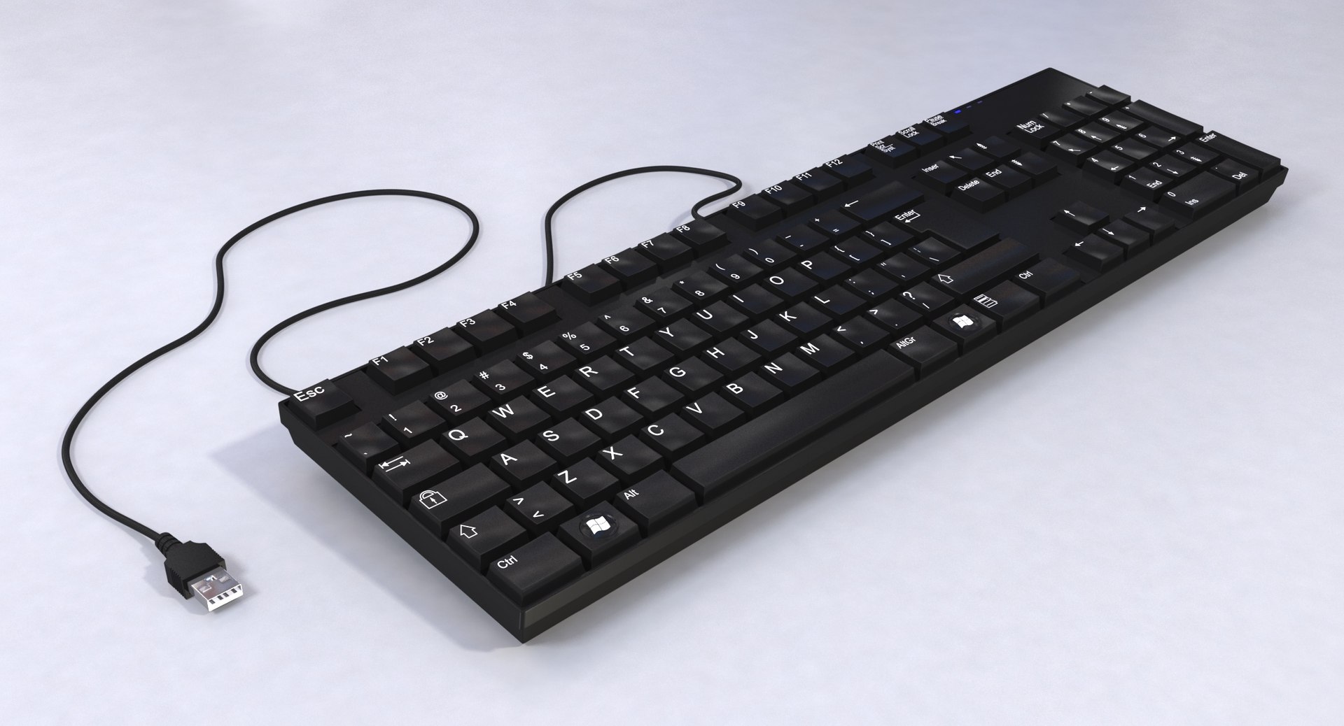 3D Model Keyboard Qwerty Azerty - TurboSquid 1161733