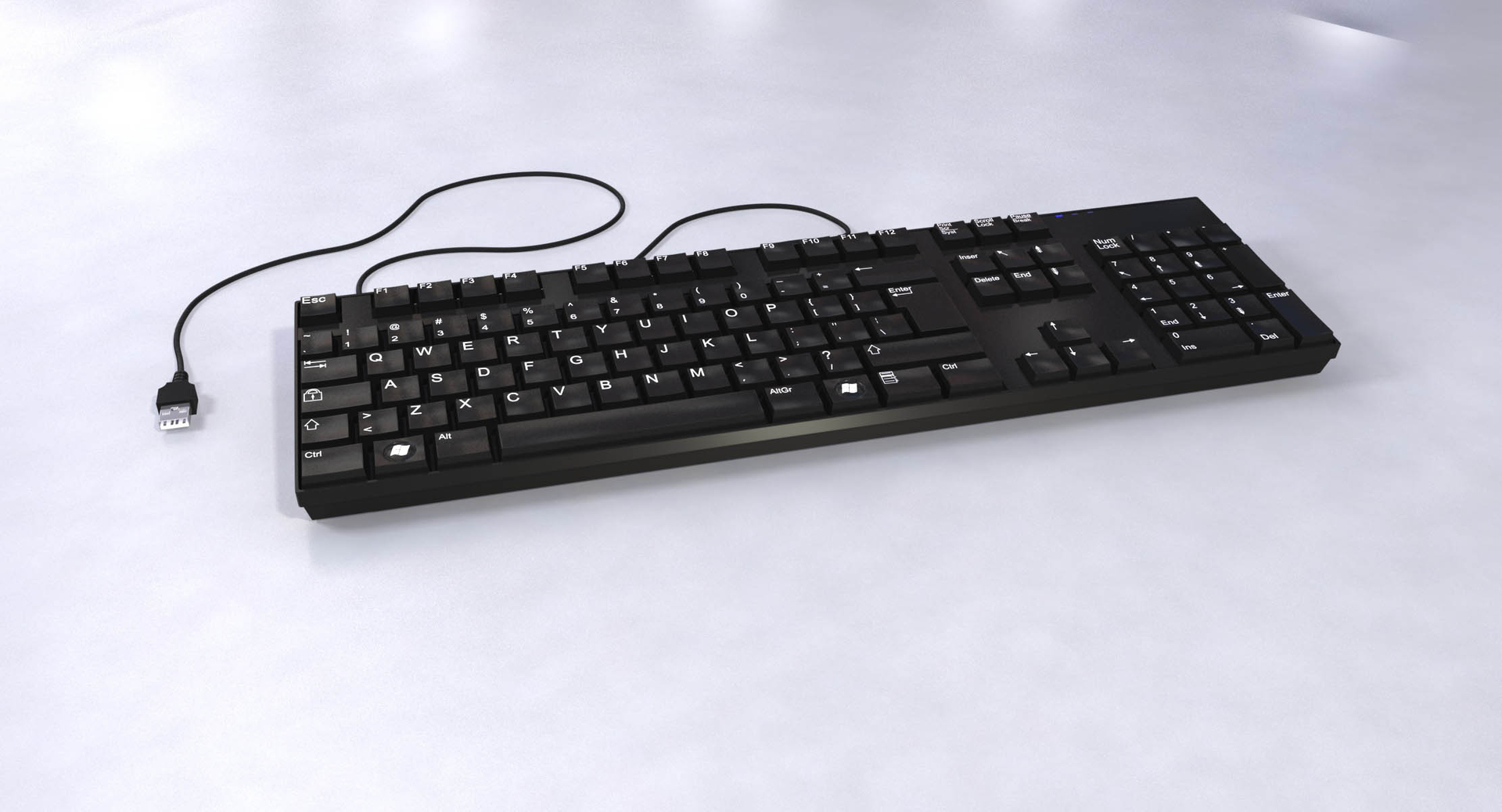 3D model keyboard qwerty azerty - TurboSquid 1161733