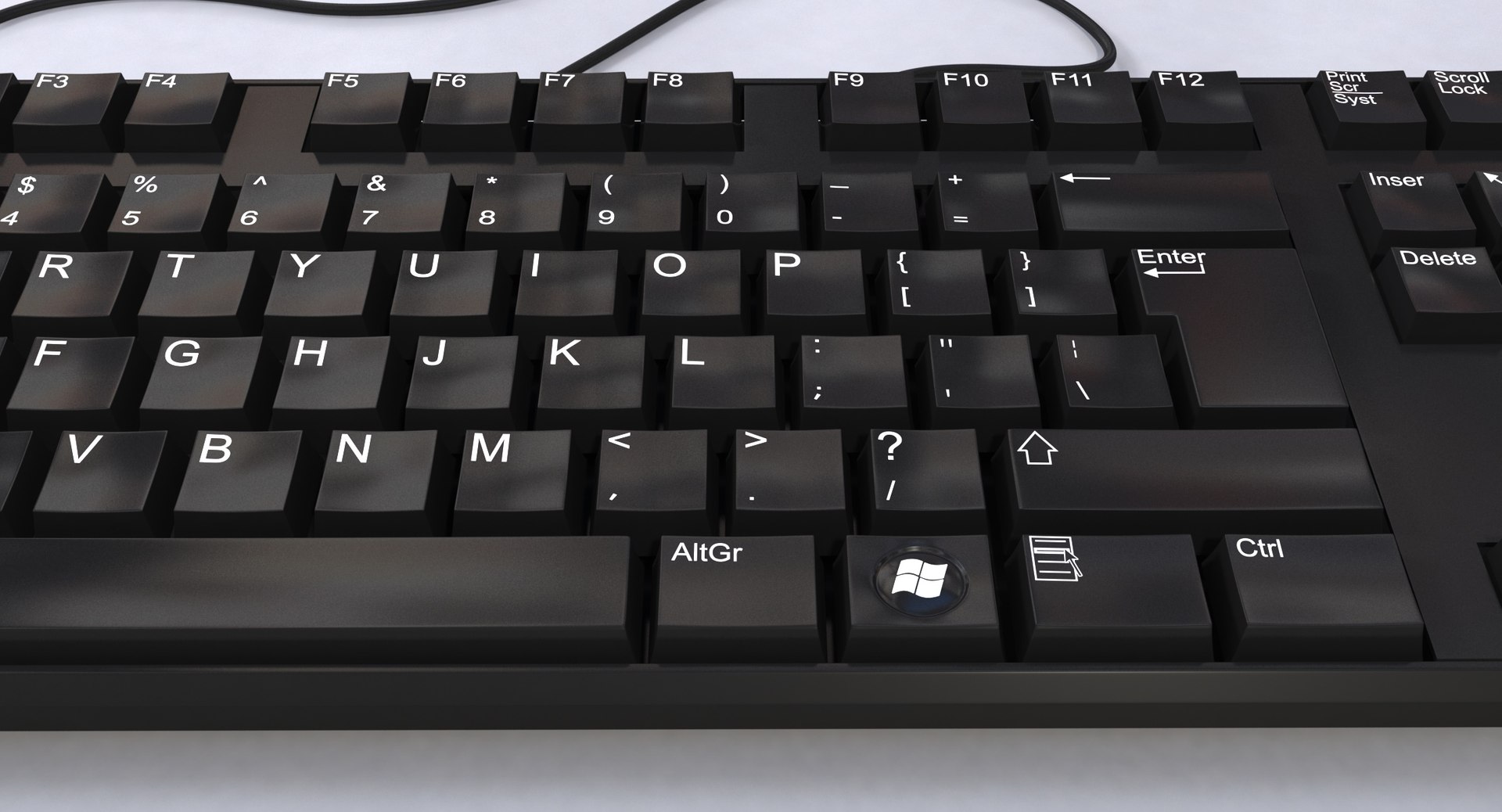 3D Model Keyboard Qwerty Azerty - TurboSquid 1161733