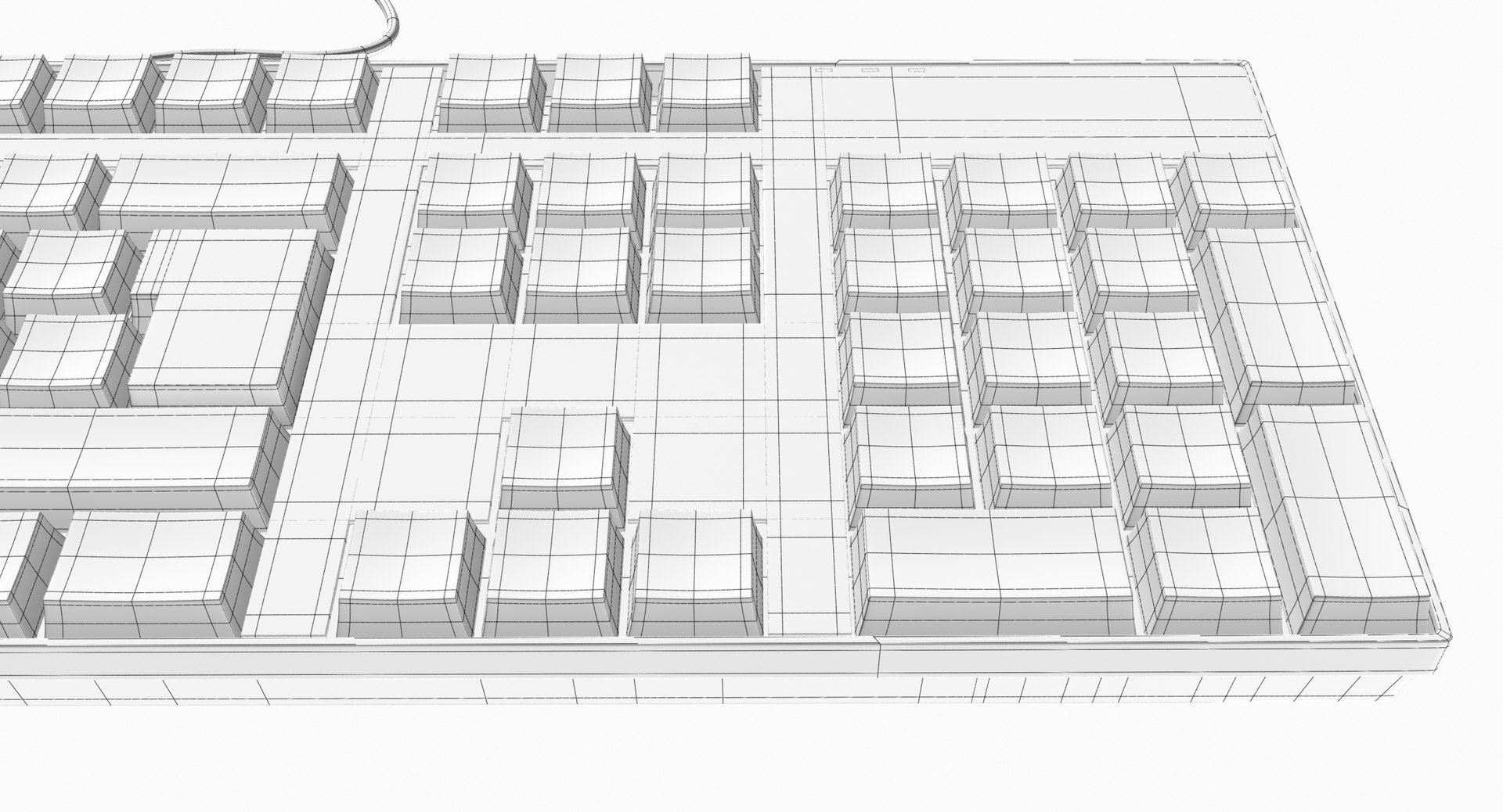 3D Model Keyboard Qwerty Azerty - TurboSquid 1161733